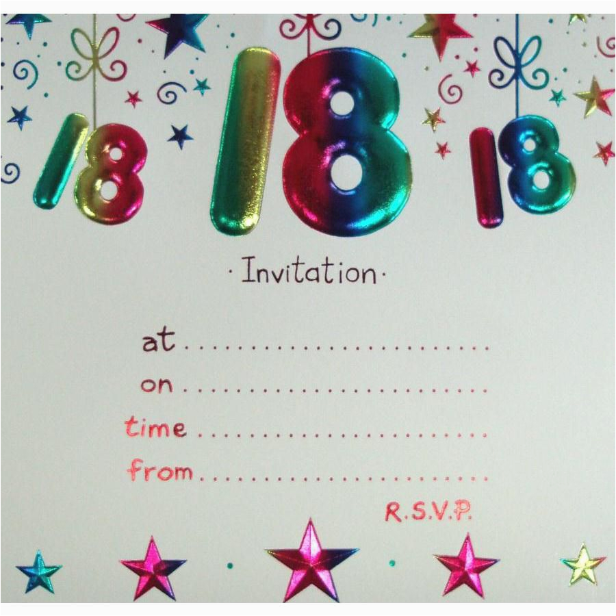 18th Birthday Invitation Templates Printable Free BirthdayBuzz