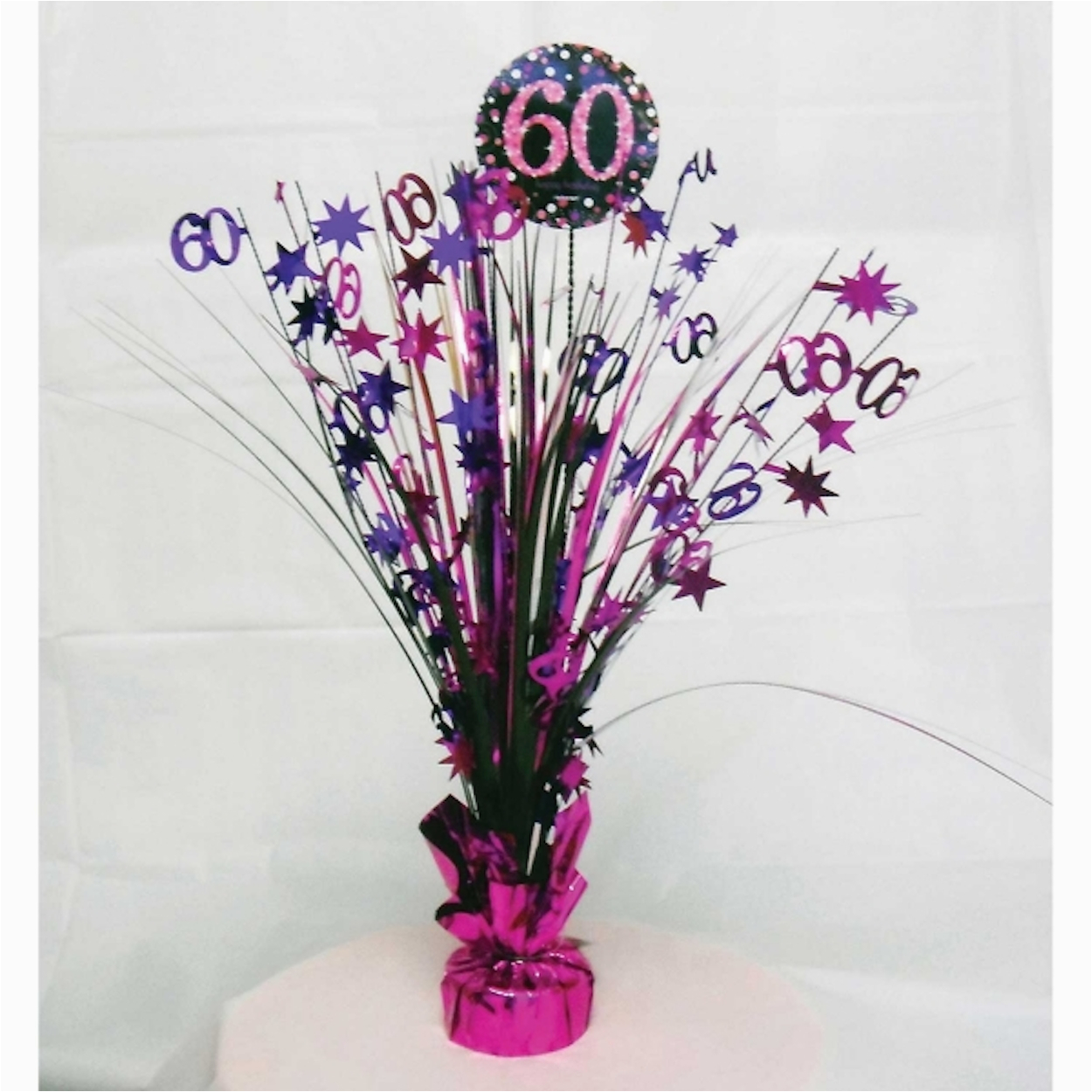 60 Birthday Table Decorations 60th Birthday Spray Centrepiece Table 60 Birthday Table Decorations 60th Birthday Spray Centrepiece Table