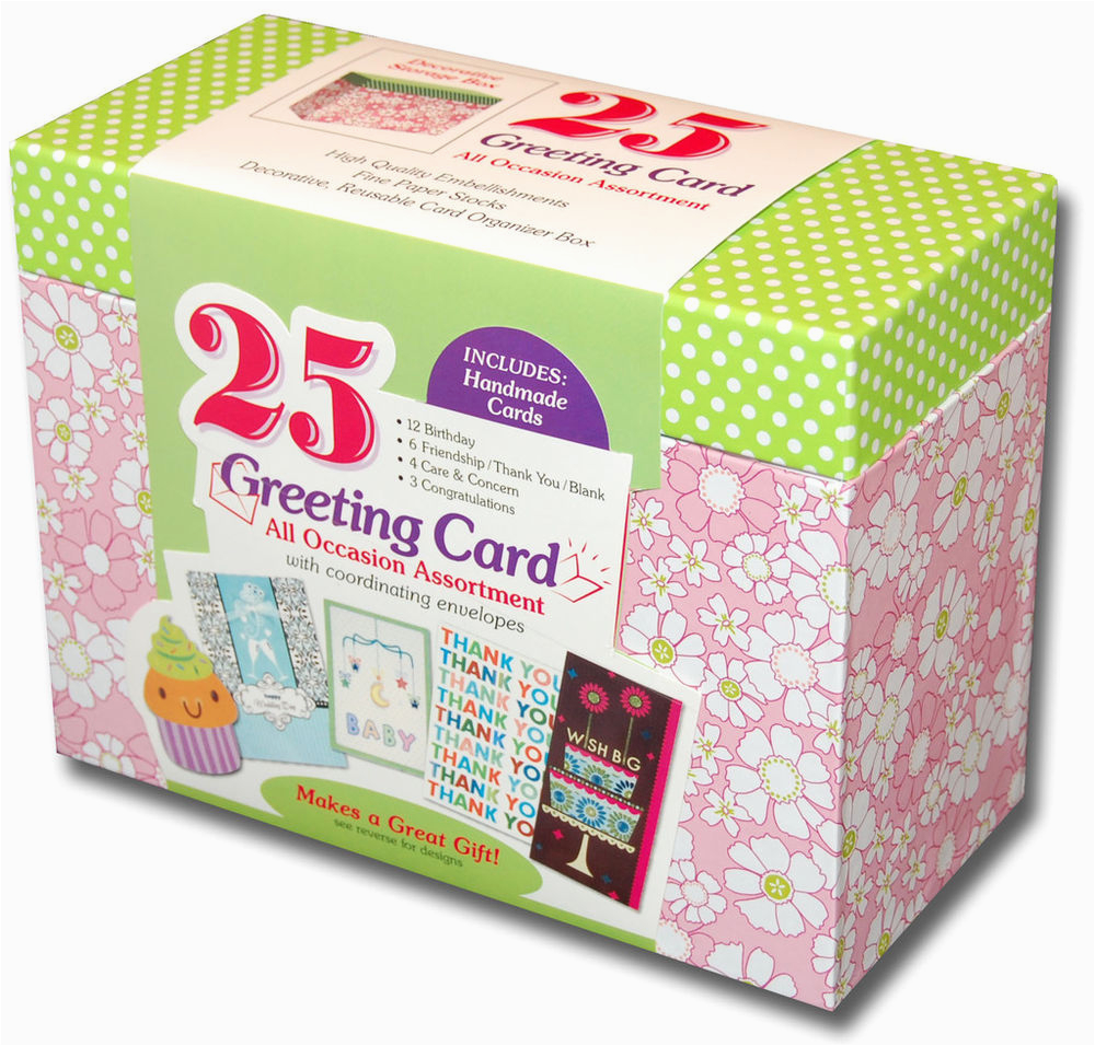 Assorted Boxed Birthday Cards Paper Magic Box Of 25 Assorted All