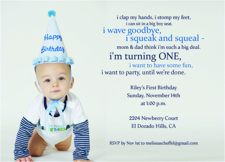 First Birthday Rhymes For Invitations BirthdayBuzz
