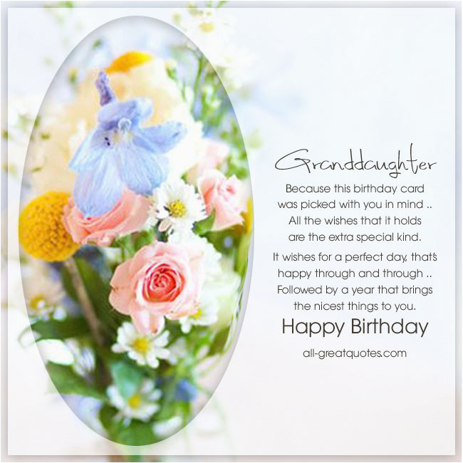 Free Birthday Greeting Cards For Granddaughter BirthdayBuzz