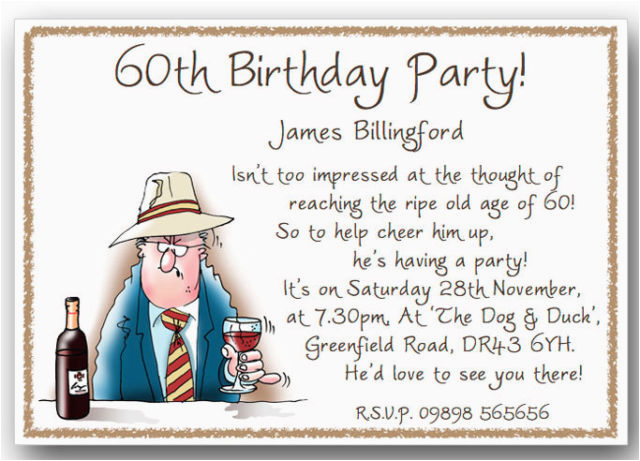Funny 60th Birthday Party Invitations Humorous Quotes 80th Birthday 