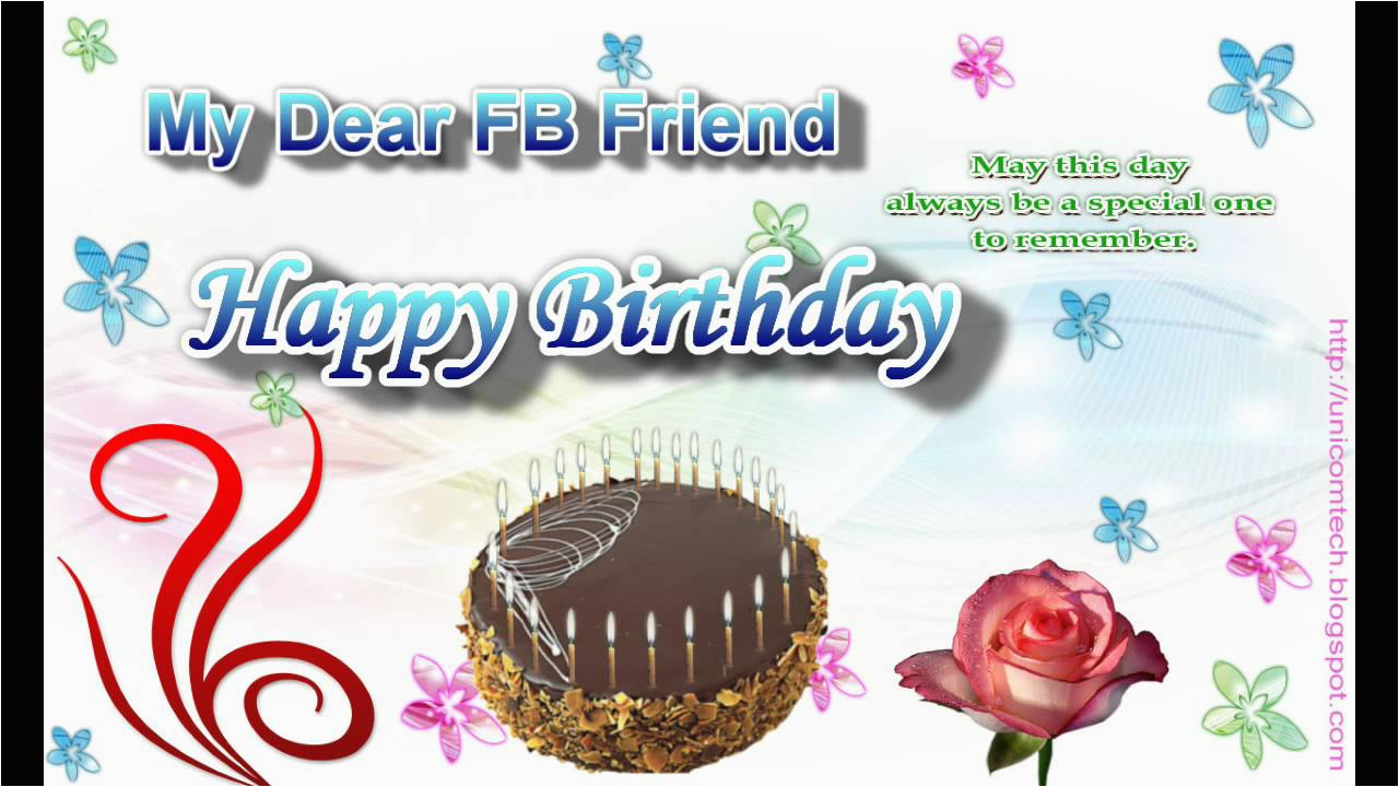 Musical Birthday Cards For Facebook BirthdayBuzz