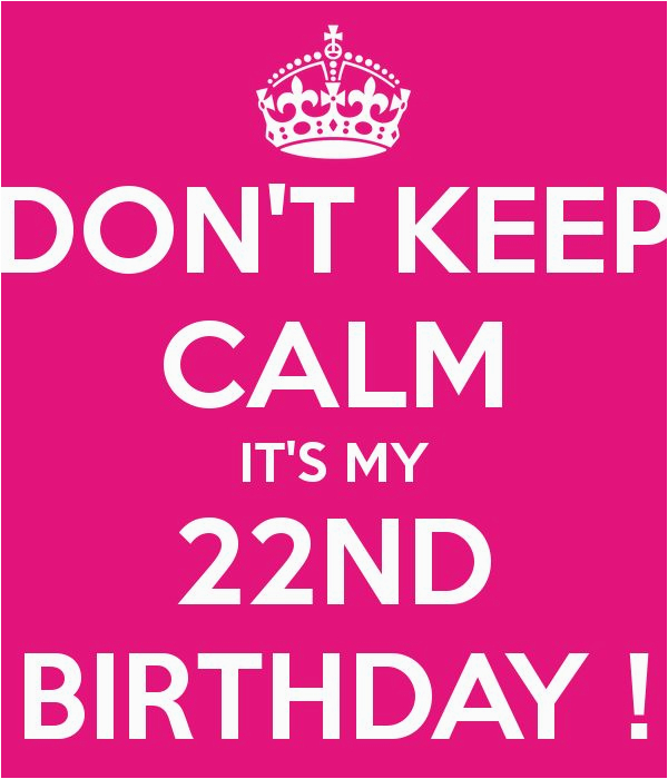Happy 22nd Birthday Quotes BirthdayBuzz