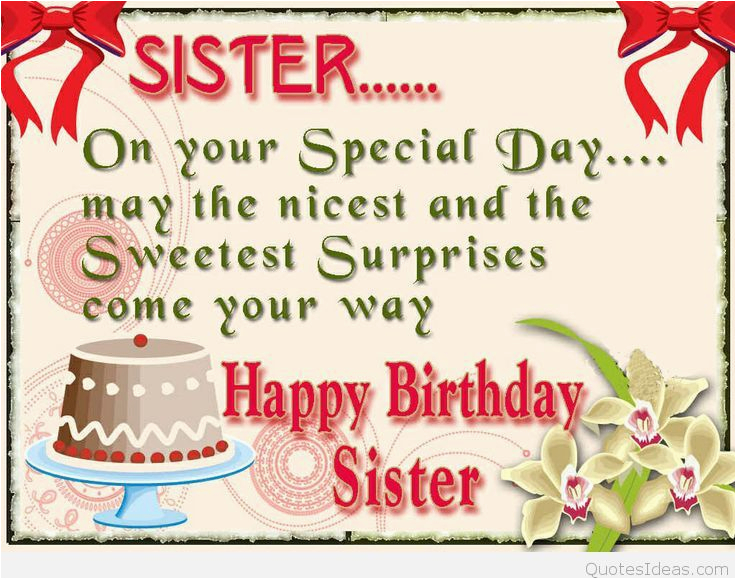 Happy Birthday My Dear Sister Quotes BirthdayBuzz