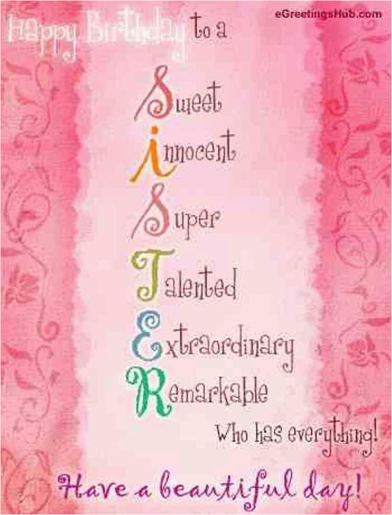 Happy Birthday Quotes To A Sister Cute Sentimental Sister Birthday Happy Birthday Quotes To A Sister Cute Sentimental Sister Birthday
