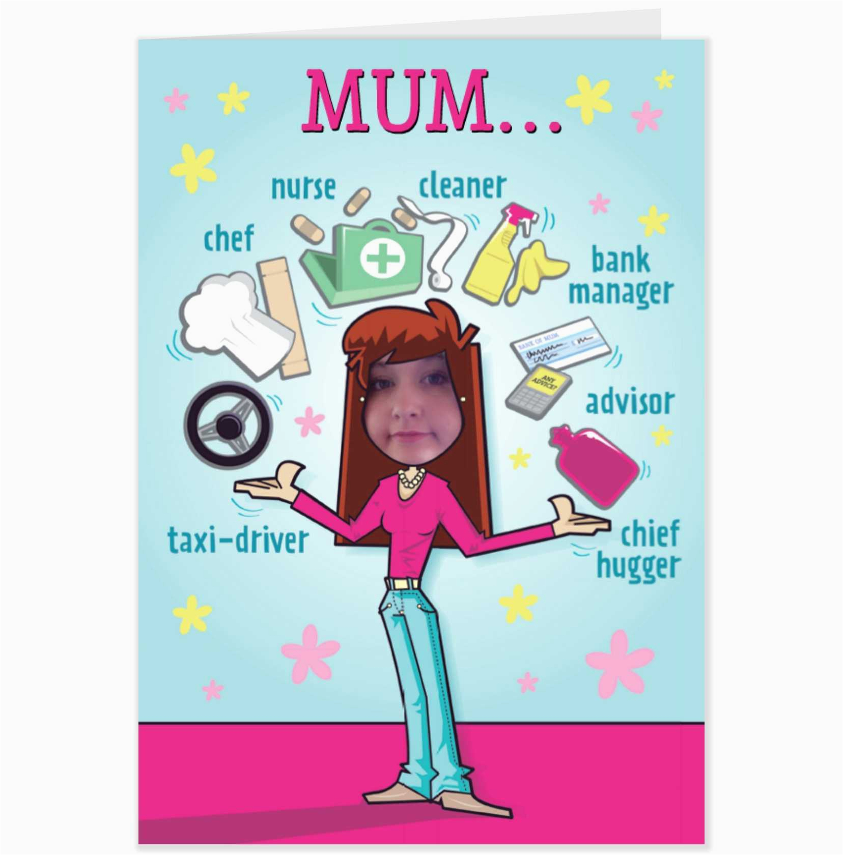 Funny Birthday Card Messages For Mom Printable Templates Free
